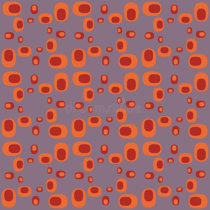 Rounded Abstract Seamless Pattern - Accent for Any Surfaces Stock ...