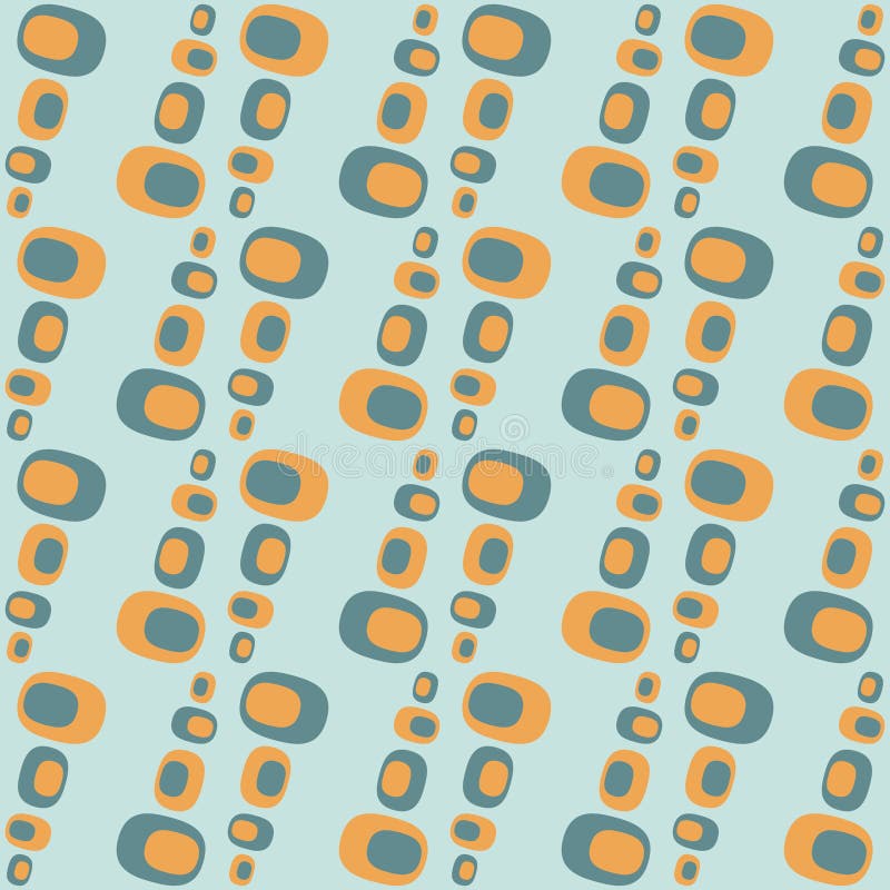 Rounded Abstract Seamless Pattern - Accent for Any Surfaces Stock ...