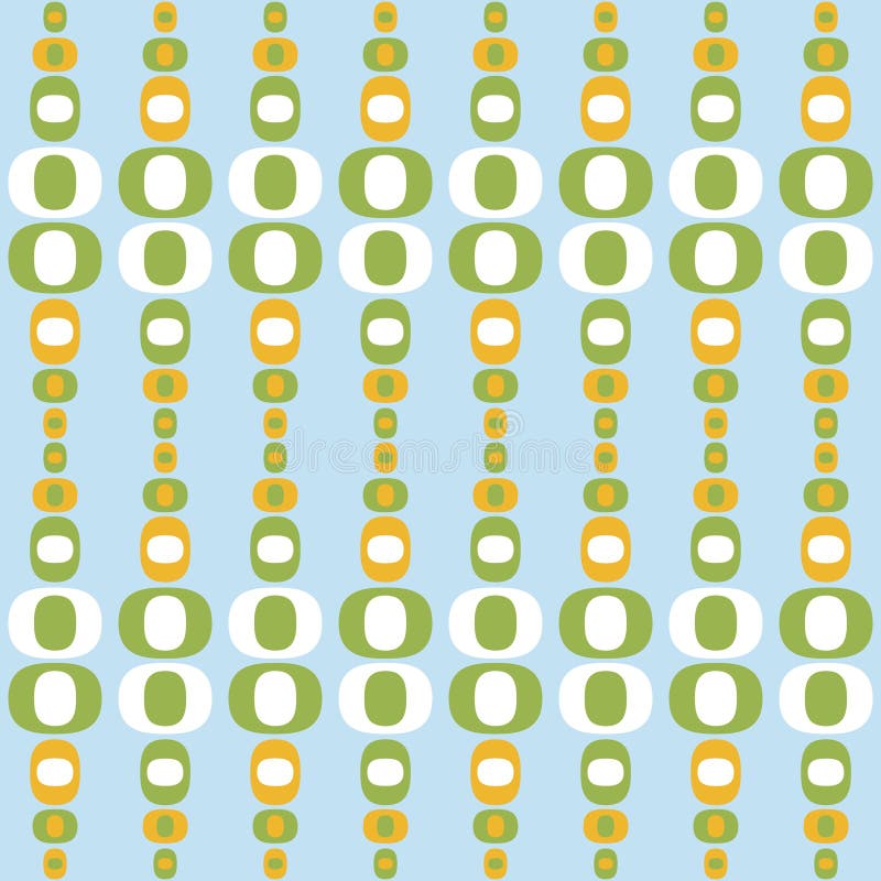 Rounded Abstract Seamless Pattern - Accent for Any Surfaces Stock ...