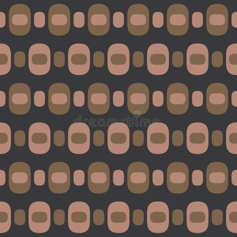 Rounded Abstract Seamless Pattern - Accent for Any Surfaces Stock ...