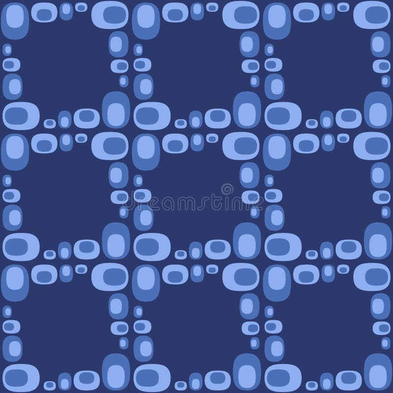 Rounded Abstract Seamless Pattern - Accent for Any Surfaces Stock ...