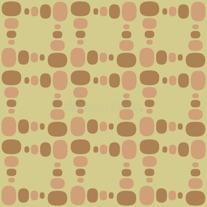 Rounded Abstract Seamless Pattern - Accent for Any Surfaces Stock ...