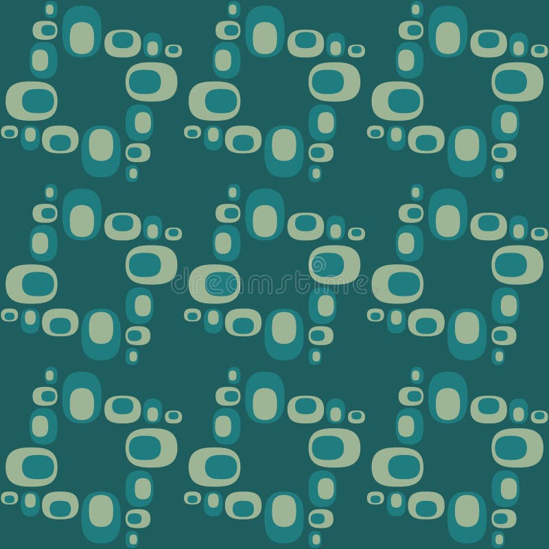 Rounded Abstract Seamless Pattern - Accent for Any Surfaces Stock ...