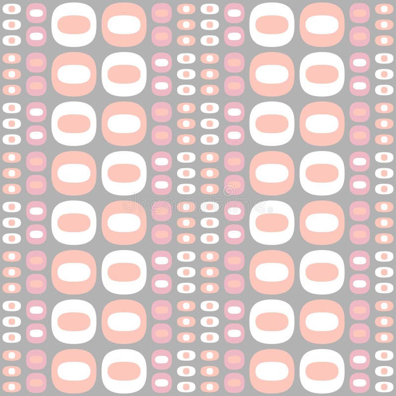 Rounded Abstract Seamless Pattern - Accent for Any Surfaces Stock ...