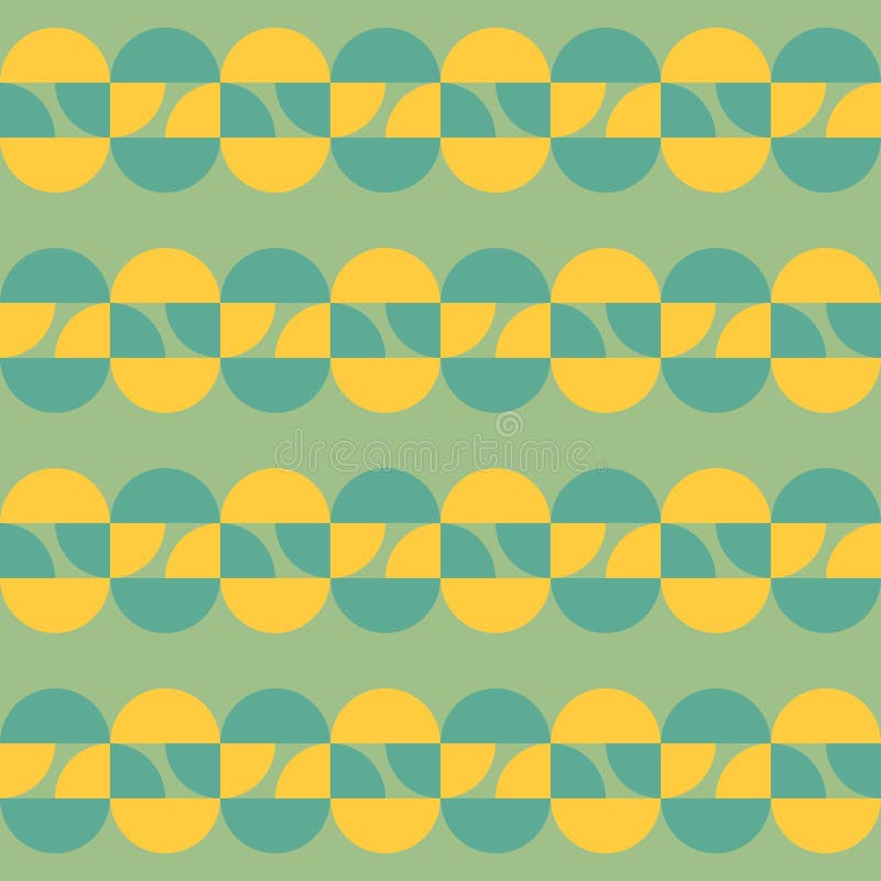 Rounded Abstract Seamless Pattern - Accent for Any Surfaces Stock ...