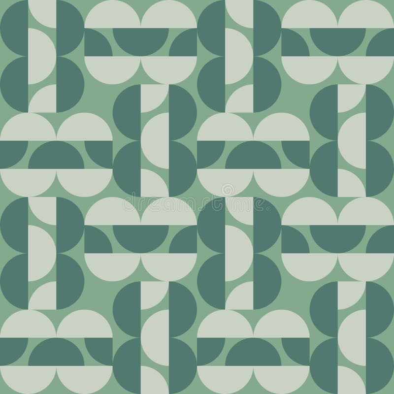 Rounded Abstract Seamless Pattern - Accent for Any Surfaces Stock ...