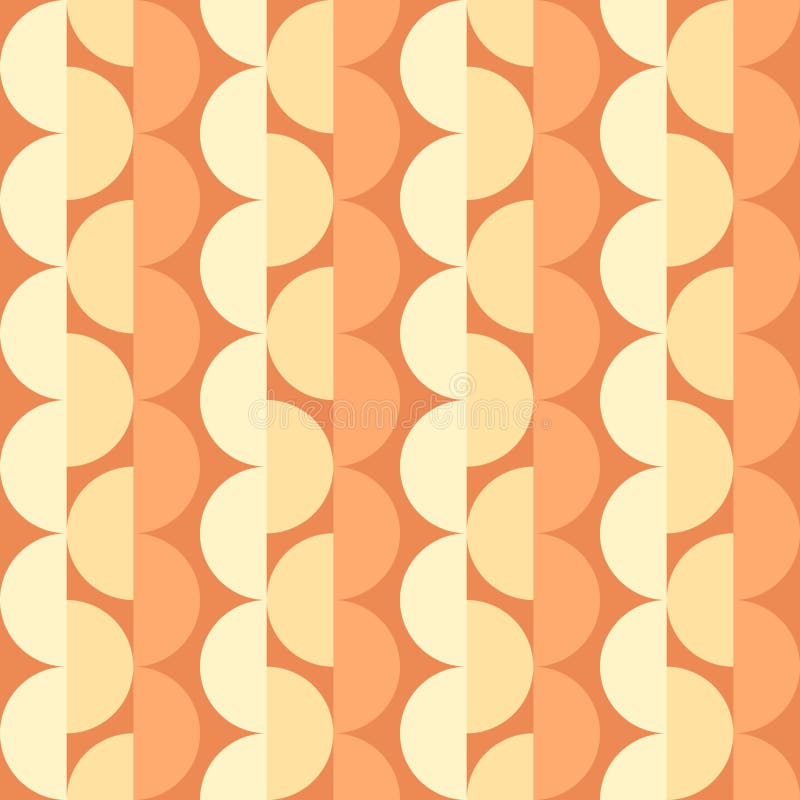 Rounded Abstract Seamless Pattern - Accent for Any Surfaces Stock ...
