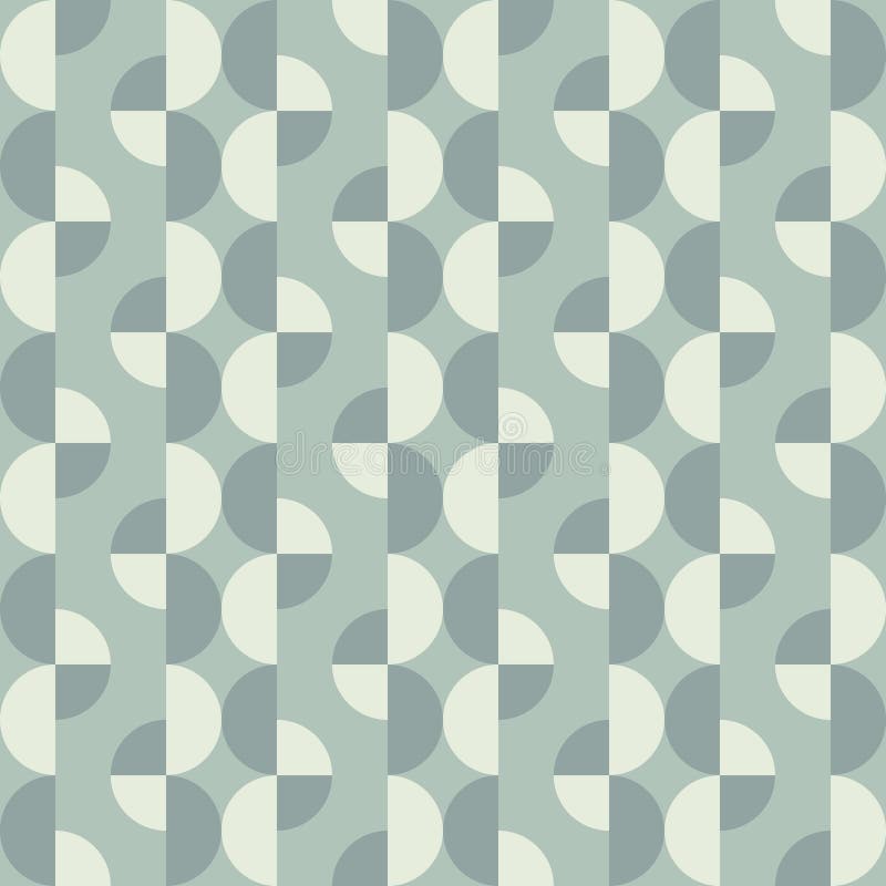 Rounded Abstract Seamless Pattern - Accent for Any Surfaces Stock ...