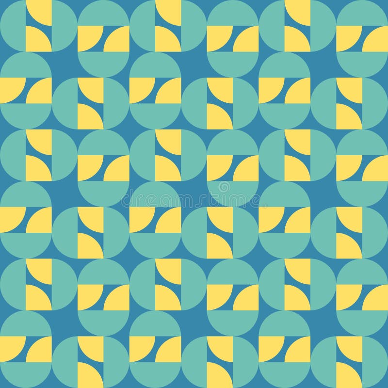 Rounded Abstract Seamless Pattern - Accent for Any Surfaces Stock ...