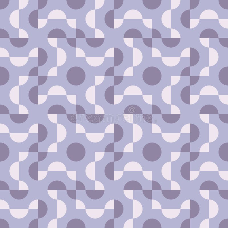 Rounded Abstract Seamless Pattern - Accent for Any Surfaces Stock ...