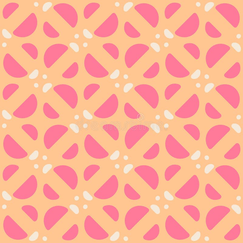 Rounded Abstract Seamless Pattern - Accent for Any Surfaces Stock ...