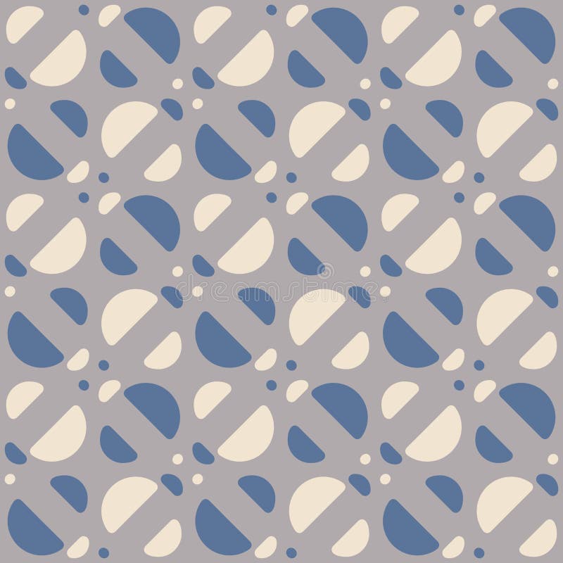 Rounded Abstract Seamless Pattern - Accent for Any Surfaces Stock ...