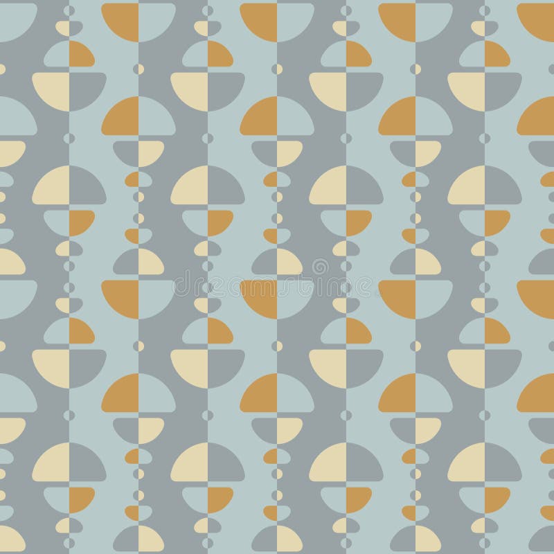 Rounded Abstract Seamless Pattern - Accent for Any Surfaces Stock ...