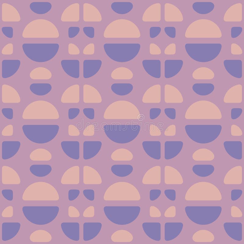 Rounded Abstract Seamless Pattern - Accent for Any Surfaces Stock ...