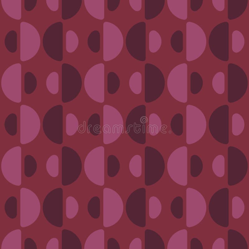 Rounded Abstract Seamless Pattern - Accent for Any Surfaces Stock ...