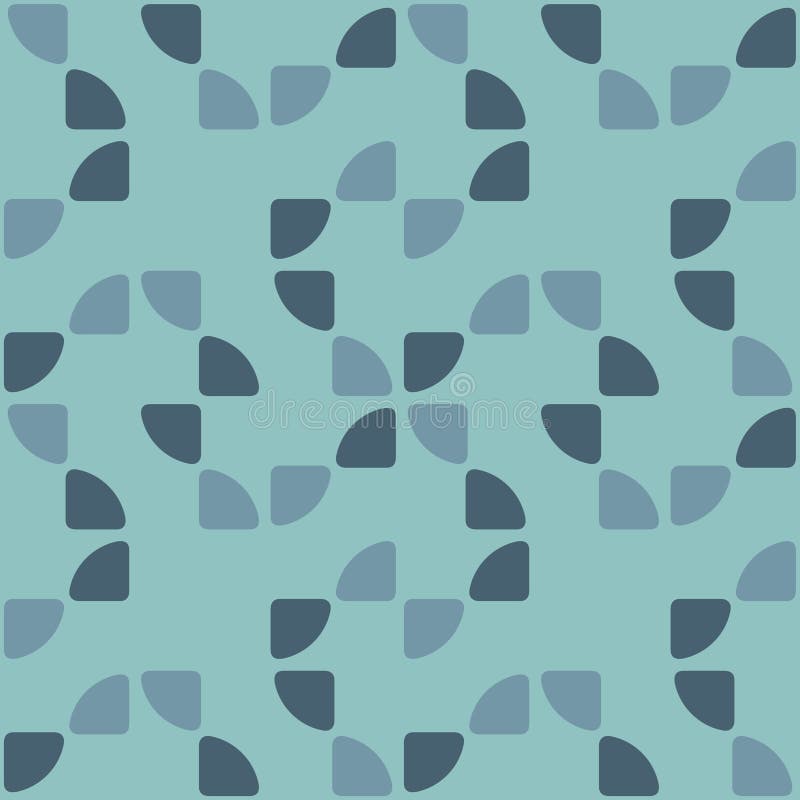 Rounded Abstract Seamless Pattern - Accent for Any Surfaces Stock ...