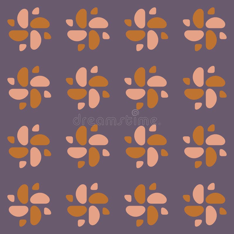 Rounded Abstract Seamless Pattern - Accent for Any Surfaces Stock ...