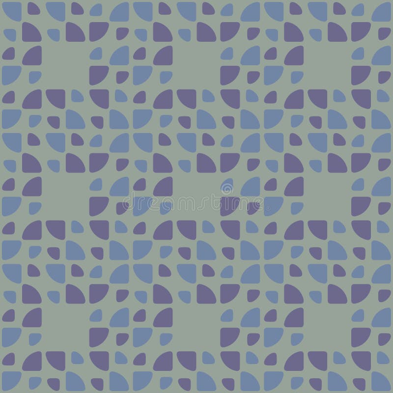 Rounded Abstract Seamless Pattern - Accent for Any Surfaces Stock ...