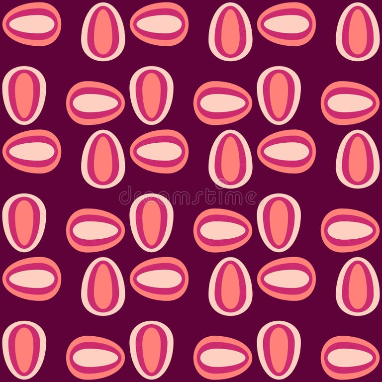 Rounded Abstract Seamless Pattern - Decorative Accent for Any Surfaces ...