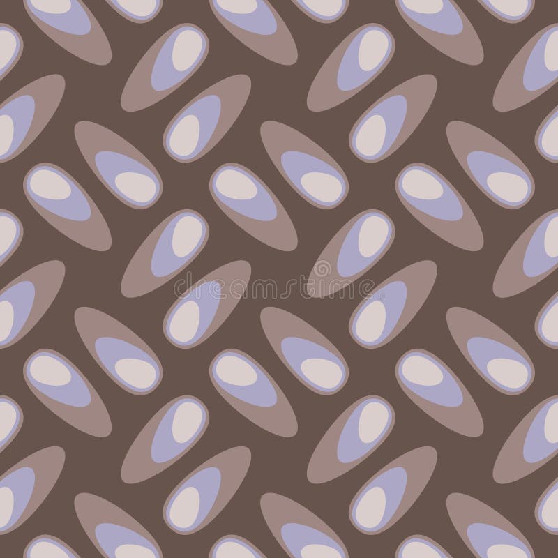 Rounded Abstract Seamless Pattern - Retro Accent for Any Surfaces Stock ...