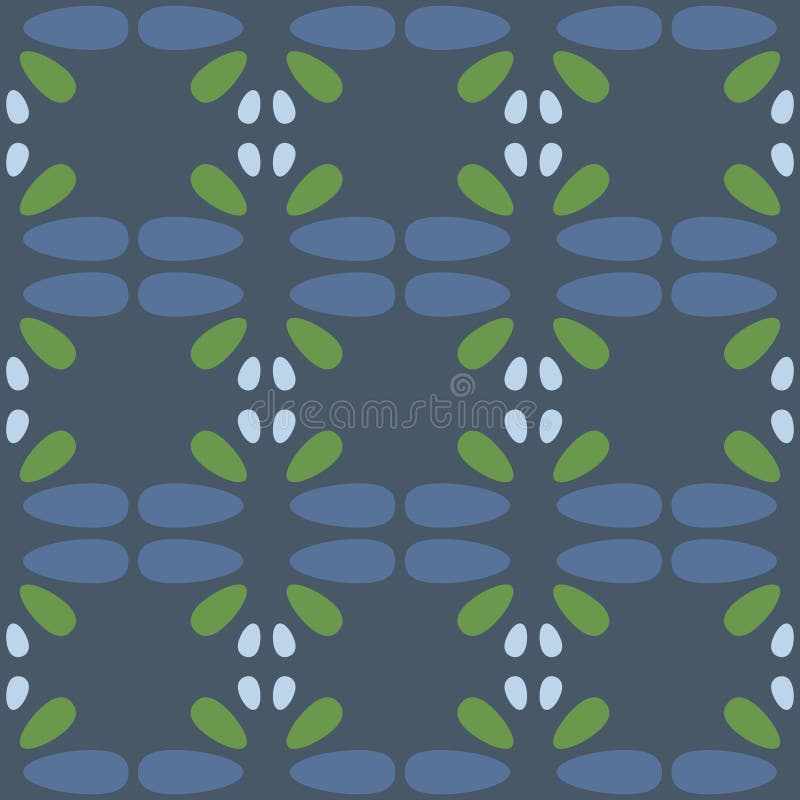 Rounded Abstract Seamless Pattern - Retro Accent for Any Surfaces Stock ...