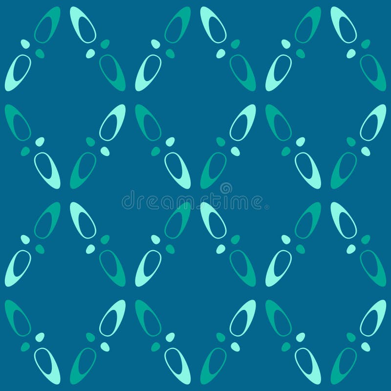 Rounded Abstract Seamless Pattern - Retro Accent for Any Surfaces Stock ...