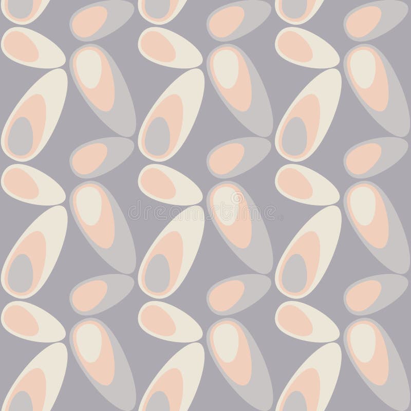 Rounded Abstract Seamless Pattern - Retro Accent for Any Surfaces Stock ...