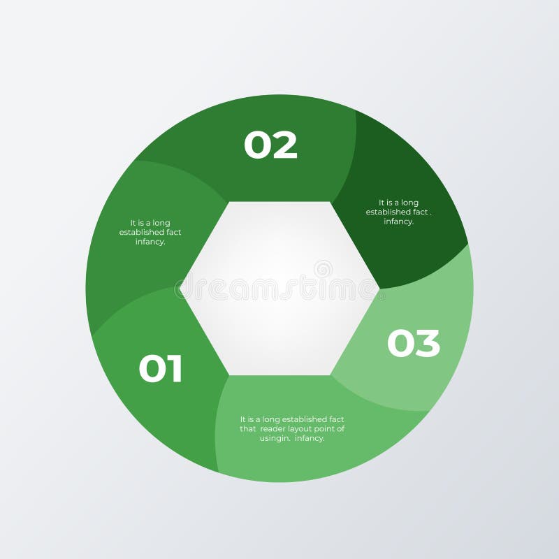 Arrow Process Three Infographic Template Design. Business Concept ...