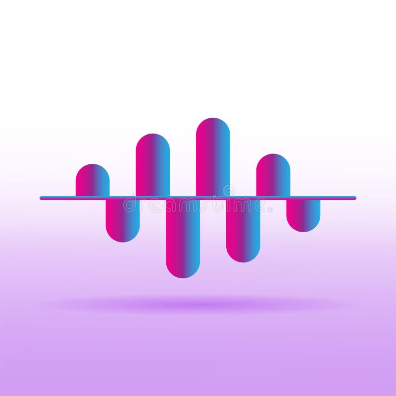 Rounded Audio Spectrum, Wave Music Stock Vector - Illustration of radio ...