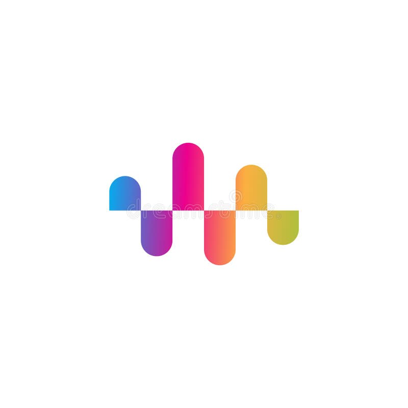 Rounded Audio Spectrum, Wave Music Stock Vector - Illustration of ...