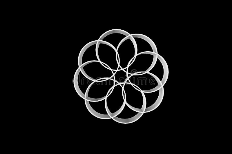 Rounded Design Loops Abstract Image Stock Illustration - Illustration ...