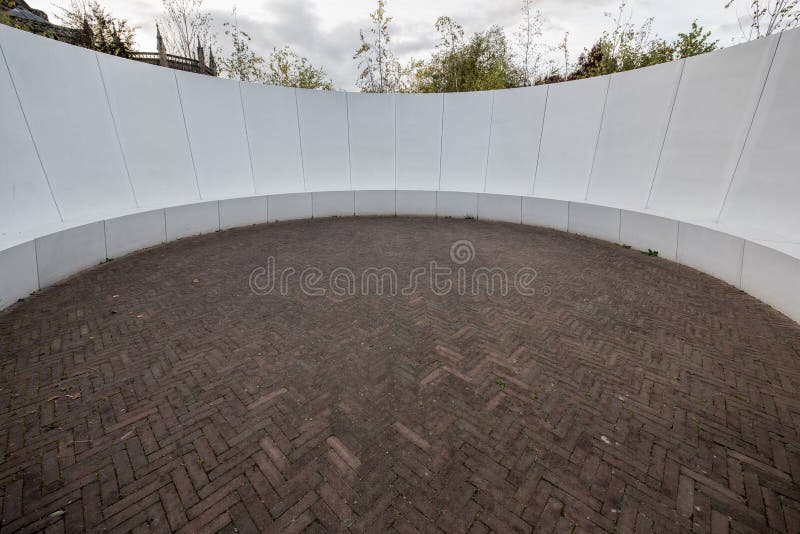 Rounded Blank Outdoor Space Stock Photo - Image of architecture ...