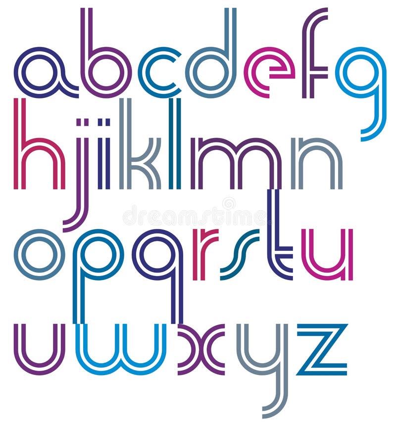 Double Line Font Stock Illustrations – 4,950 Double Line Font Stock ...