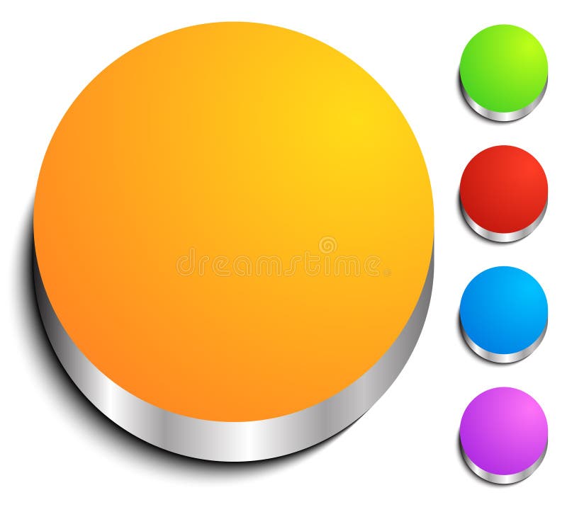 Rounded Button, Tag, Label with Blank, Empty Space Stock Vector ...