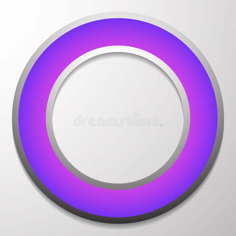 Rounded Button, Tag, Label with Blank, Empty Space Stock Vector ...