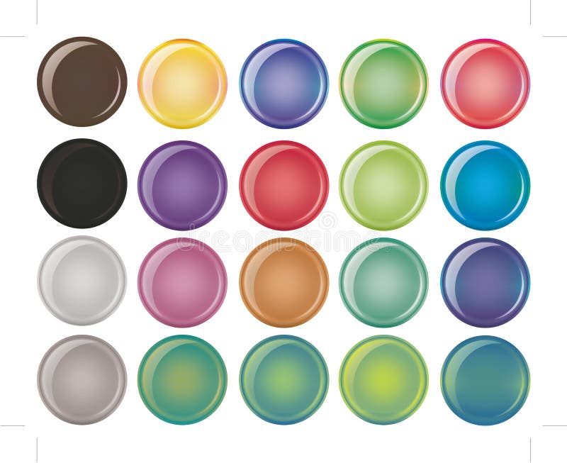 Rounded buttons stock illustration. Illustration of press - 16323013 Rounded buttons stock illustration. Illustration of press - 16323013
