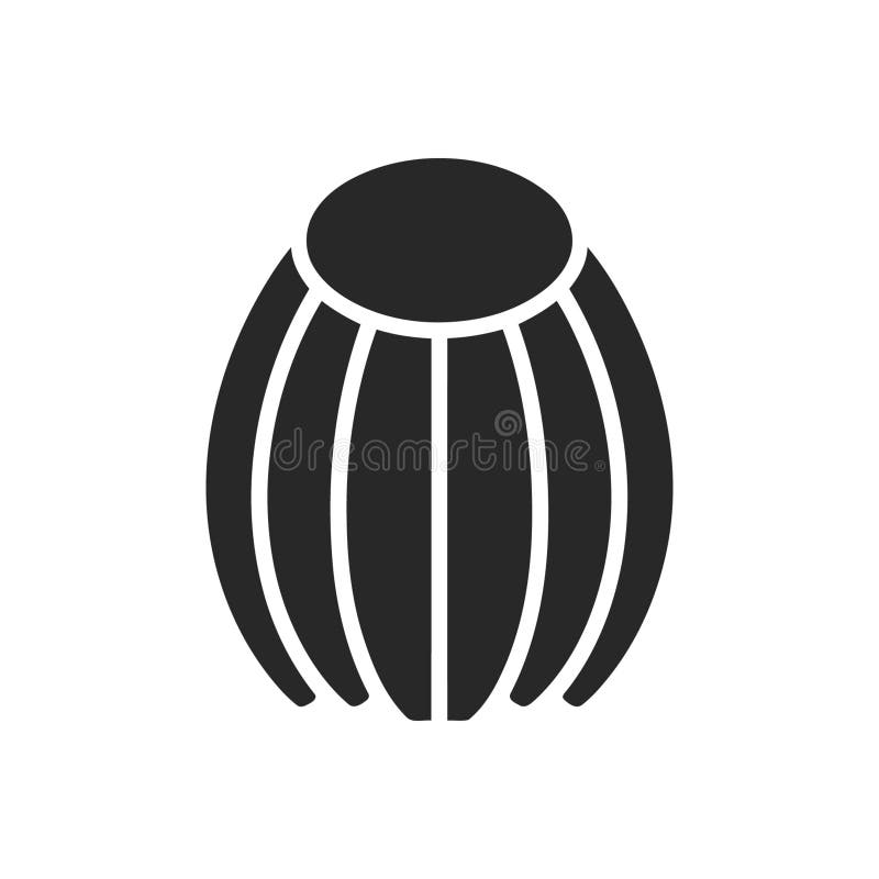 Rounded Capsule Design Icon Stock Vector - Illustration of icon, symbol ...