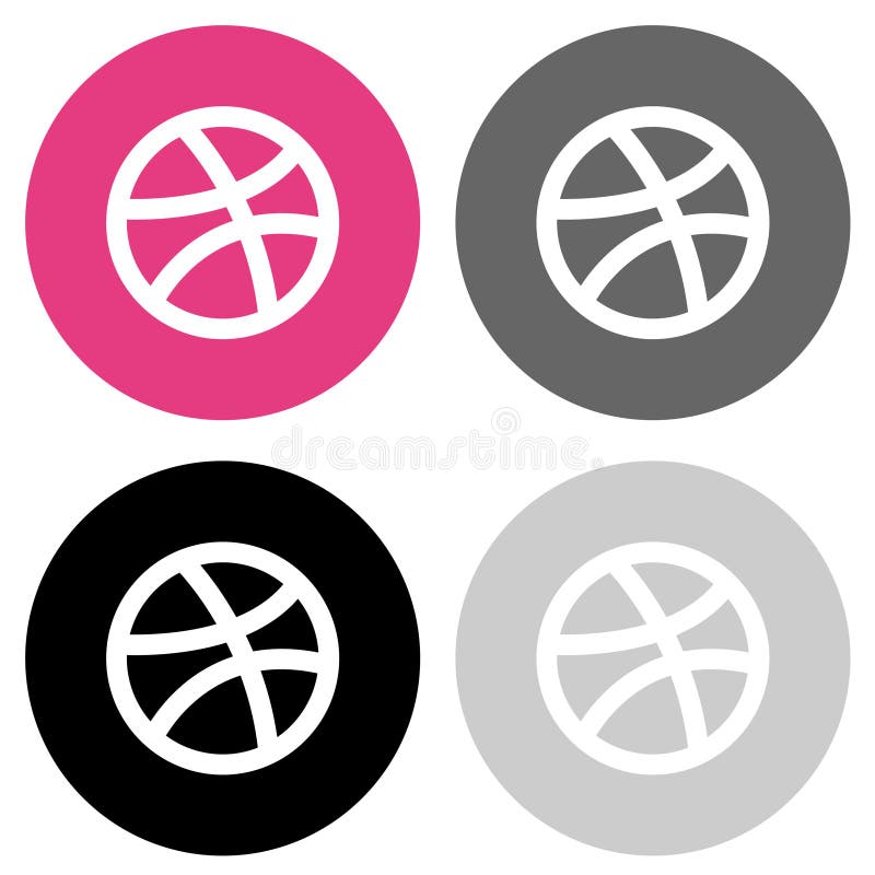 Dribbble Logo Stock Illustrations – 621 Dribbble Logo Stock ...
