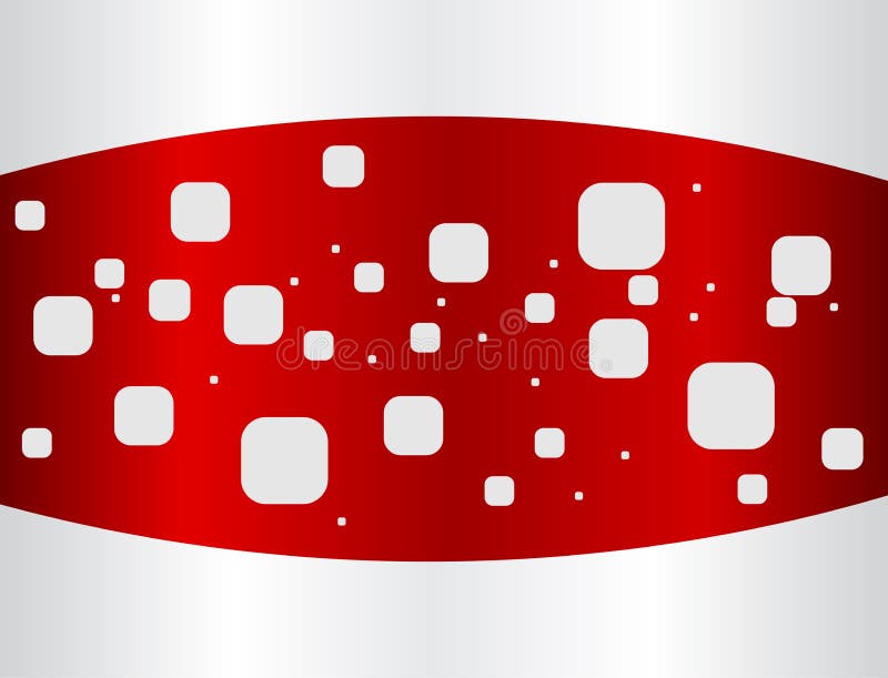 Rounded Corners Square a in Oval Red Gradient. Stock Vector ...