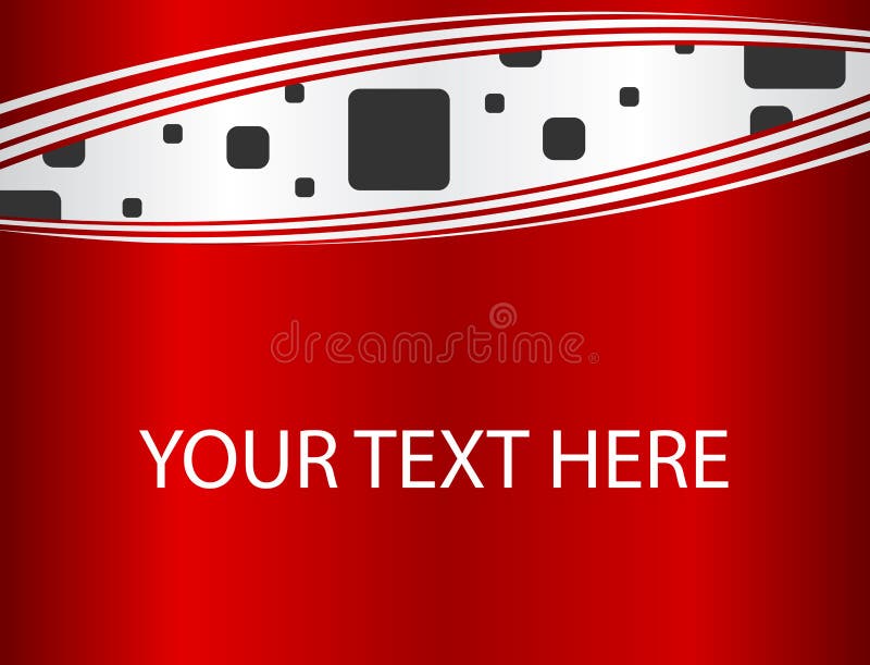 Rounded Corners Square a in Oval Red Gradient. Stock Illustration ...