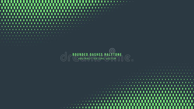 Rounded Dashes Half Tone Pattern Twisted Frame Vector Turquoise ...