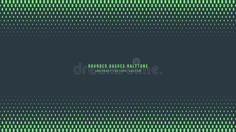 Rounded Dashes Halftone Pattern Vector Border Vibrant Turquoise ...