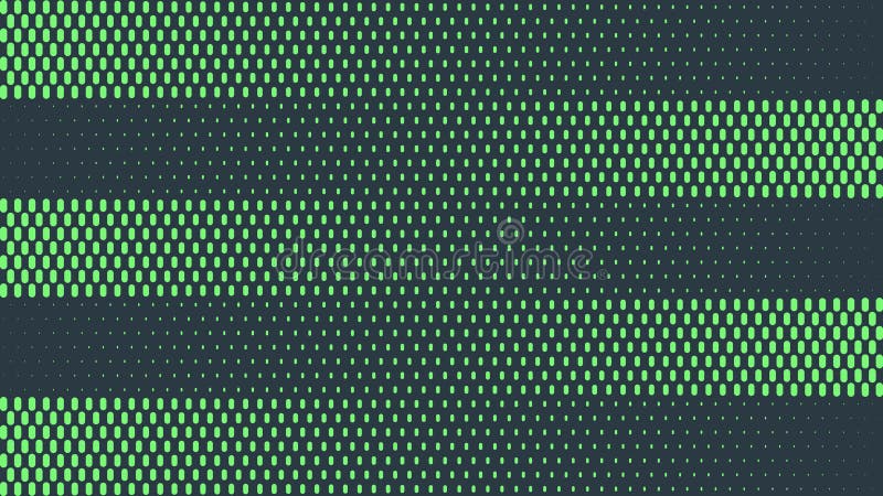 Rounded Dashes Half Tone Striped Pattern Vector Vivid Turquoise ...