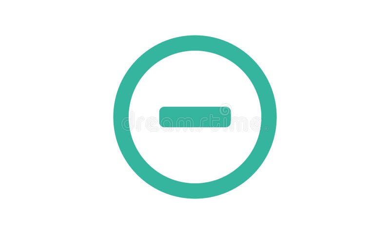 Button Minus stock illustration. Illustration of music - 5930907