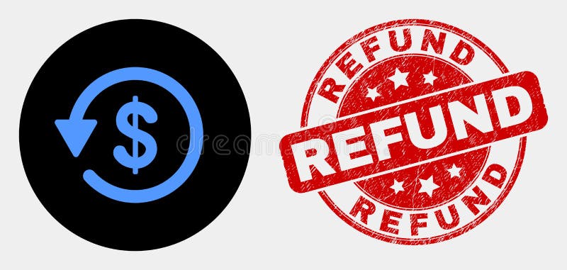 Refund Icon. Dollar Symbol And Circle Arrow Stock Vector - Illustration ...