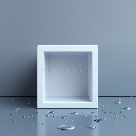 With Rounded Edges and a Slight Lip, this White Square Plastic ...