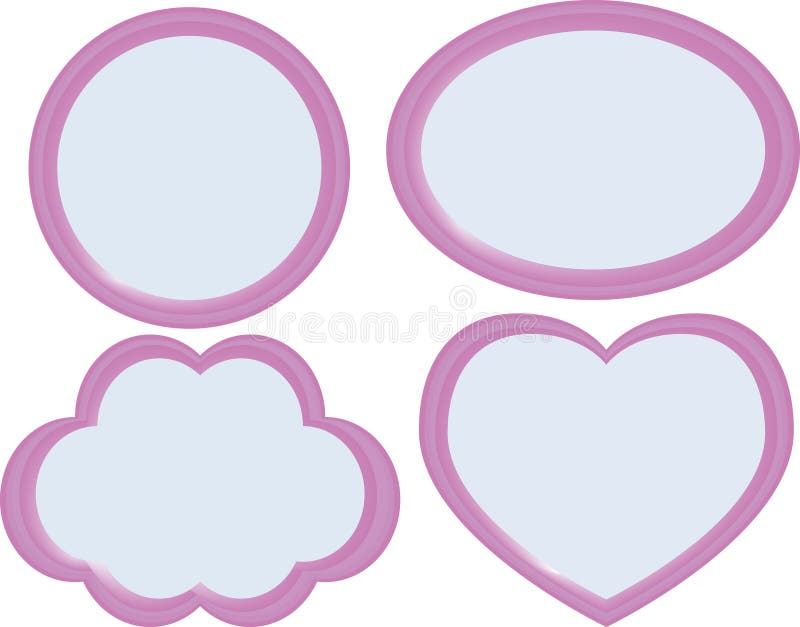 Rounded Frames stock vector. Illustration of frames - 125524628