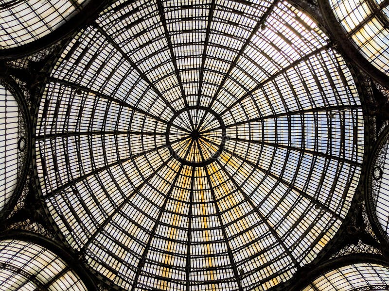 Rounded Glass Roof stock photo. Image of glass, round - 164831320