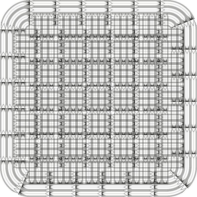 Rounded Square Grid Pattern Background Graphic Design Stock ...