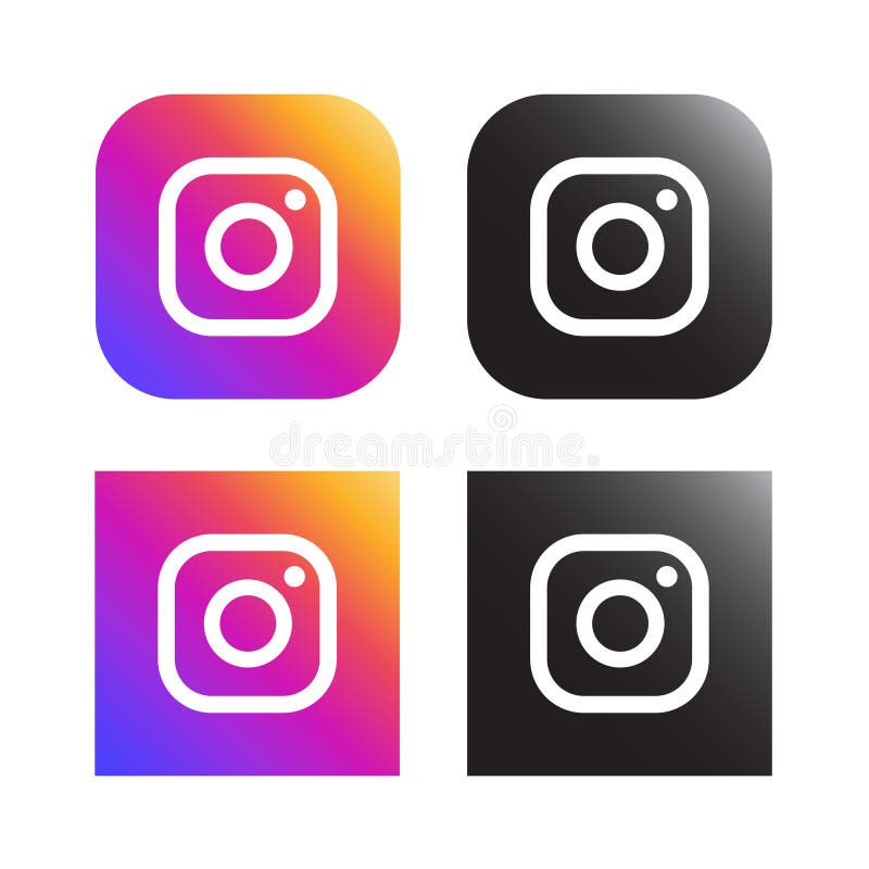 Rounded Instagram Logo for Web and Print Editorial Photography ...